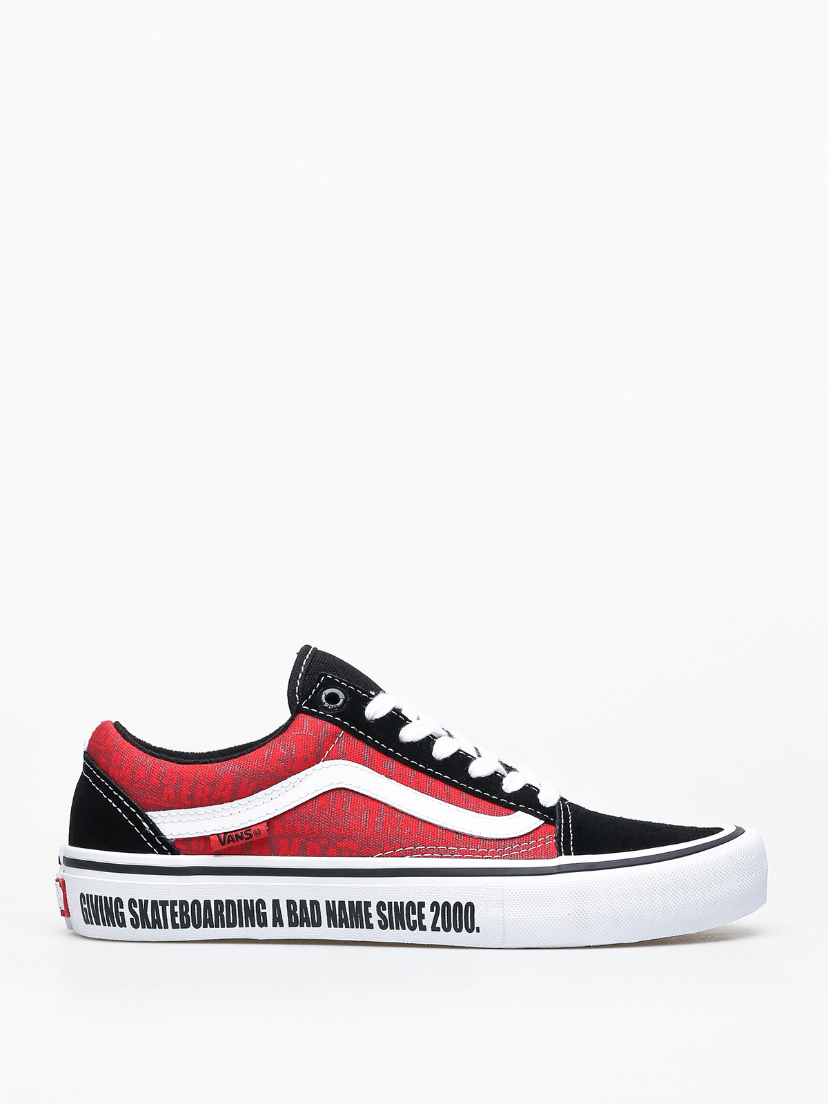Boty Vans X Baker Old Skool Pro - černá (black/white/red)