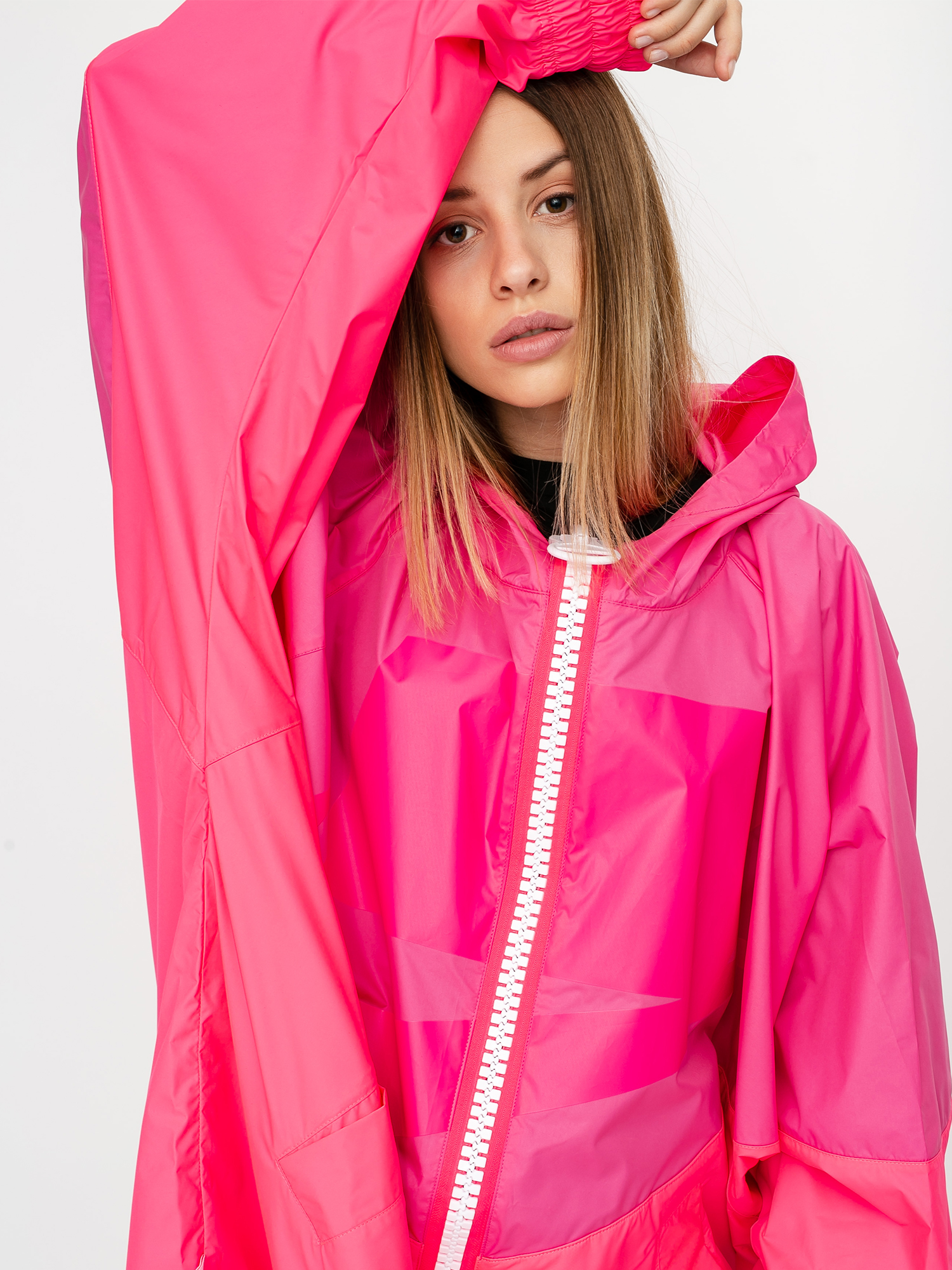 Bunda Nike Nnssp Wr Fz Jkt Oversi Wmn - růžová (pinksicle/hyper pink ...