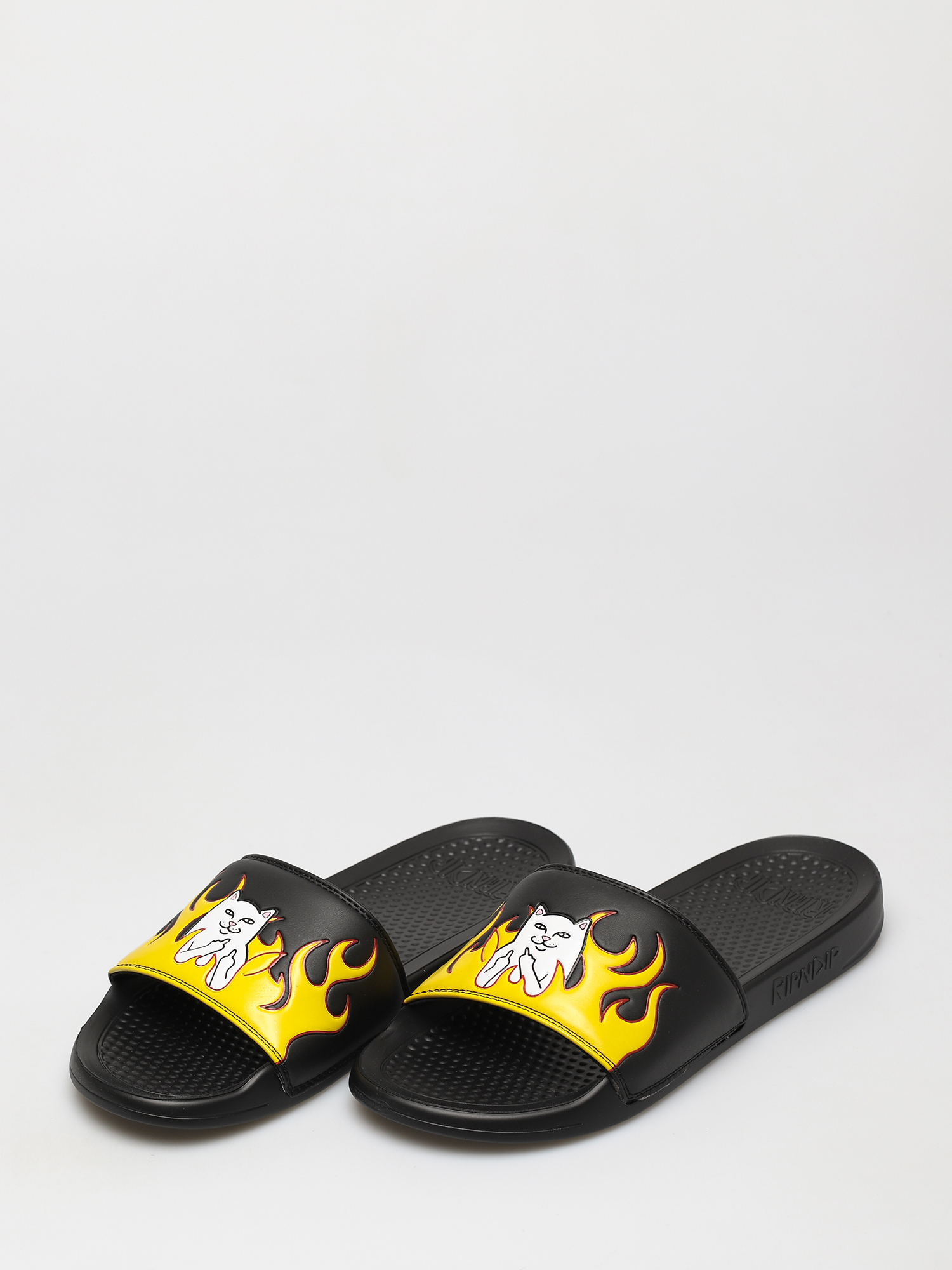 Plážovky RipNDip Welcome To Heck - černá (black)
