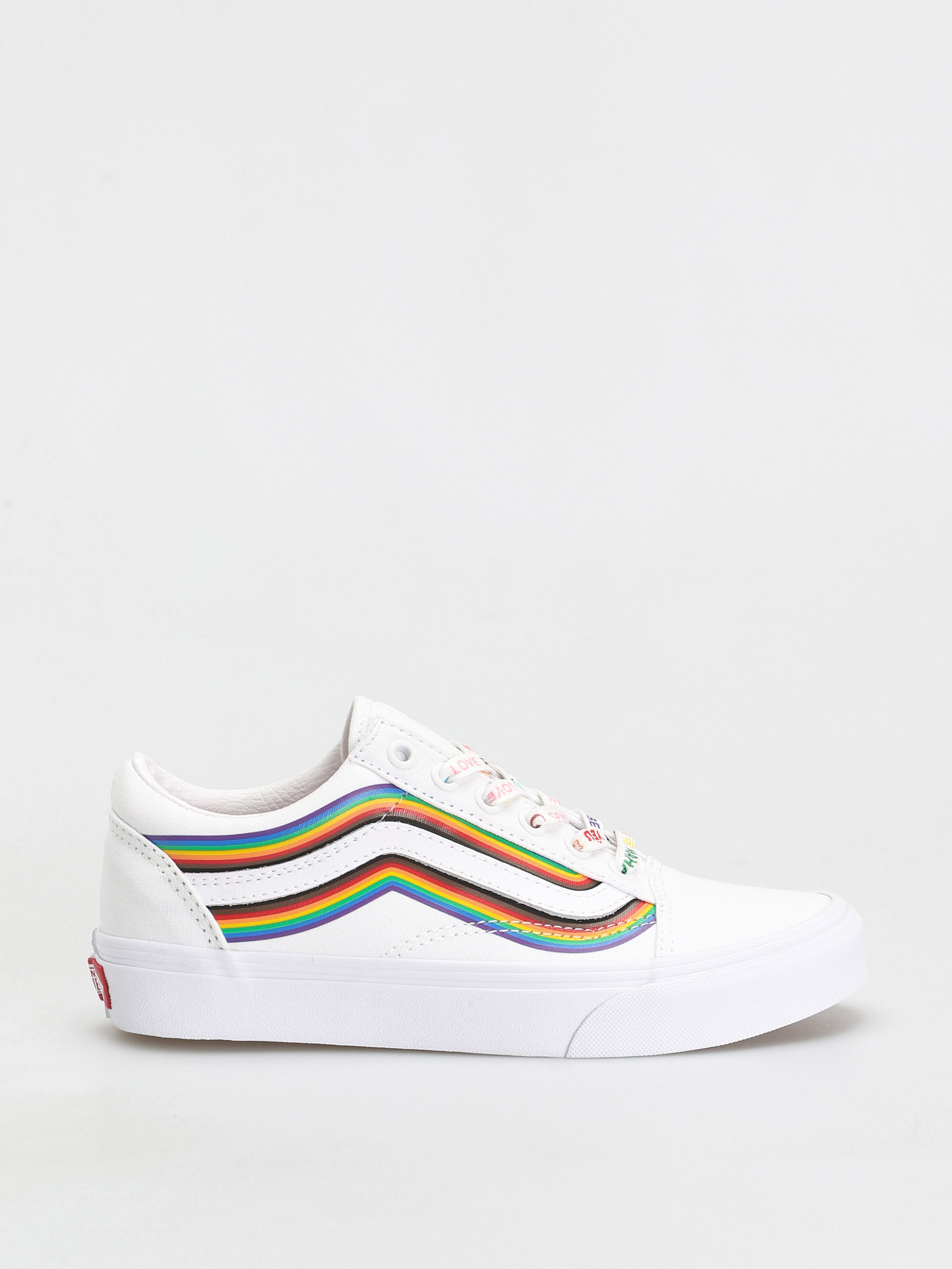 Boty Vans Old Skool - bílá (pride/white/true white)