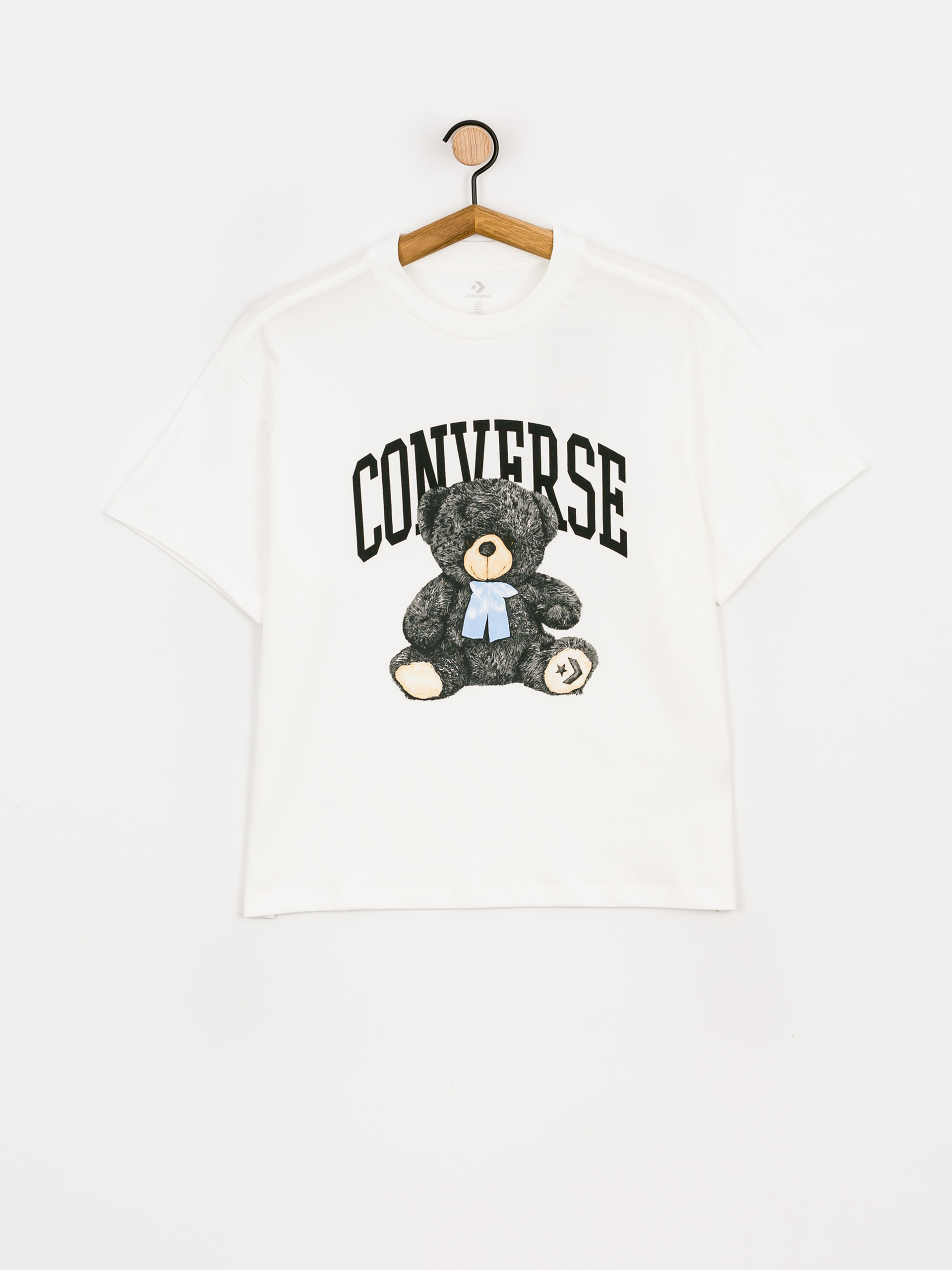 Tričko Converse Oversized Teddy Bear Wmn - bílá (white)
