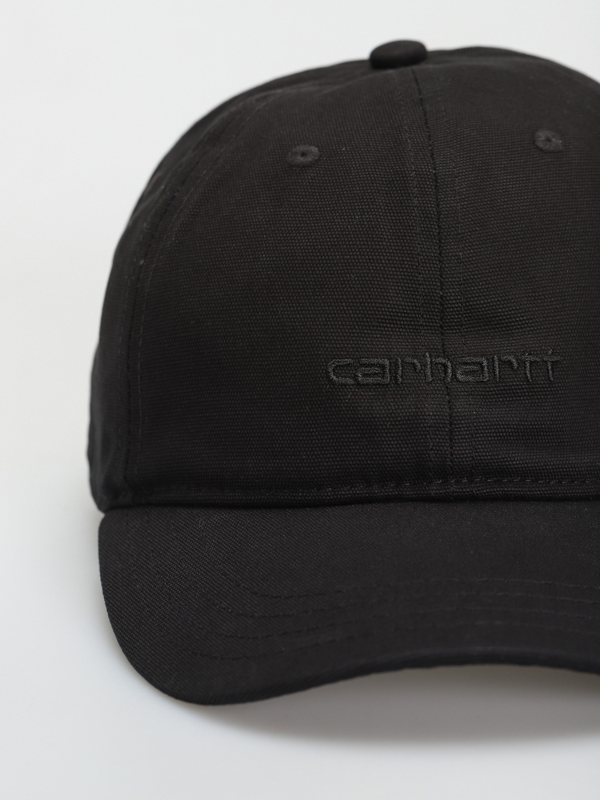 Kšiltovka Carhartt WIP Canvas Script (black/black)