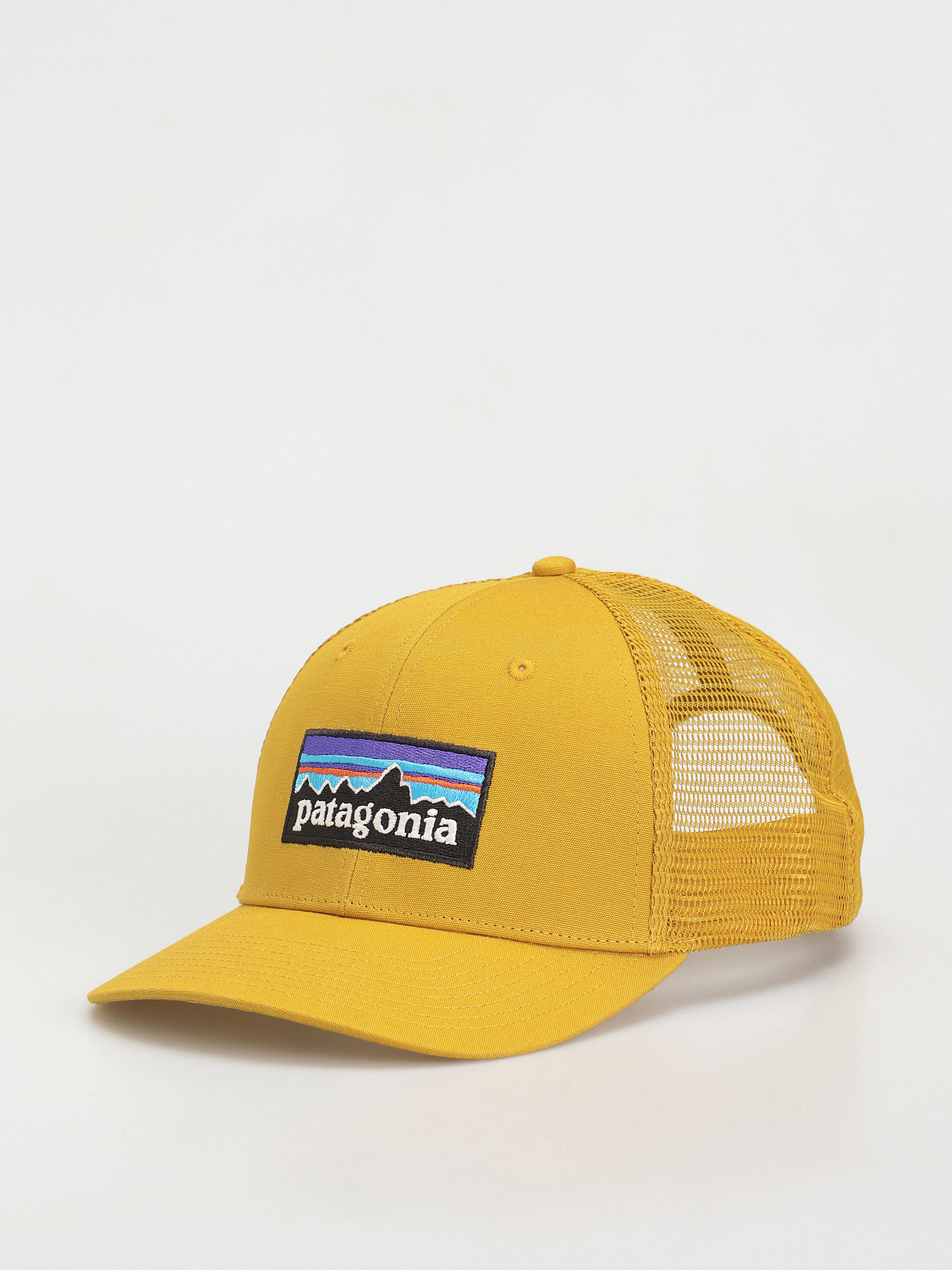 Kšiltovka Patagonia P 6 Logo Trucker - žlutá (cabin gold)