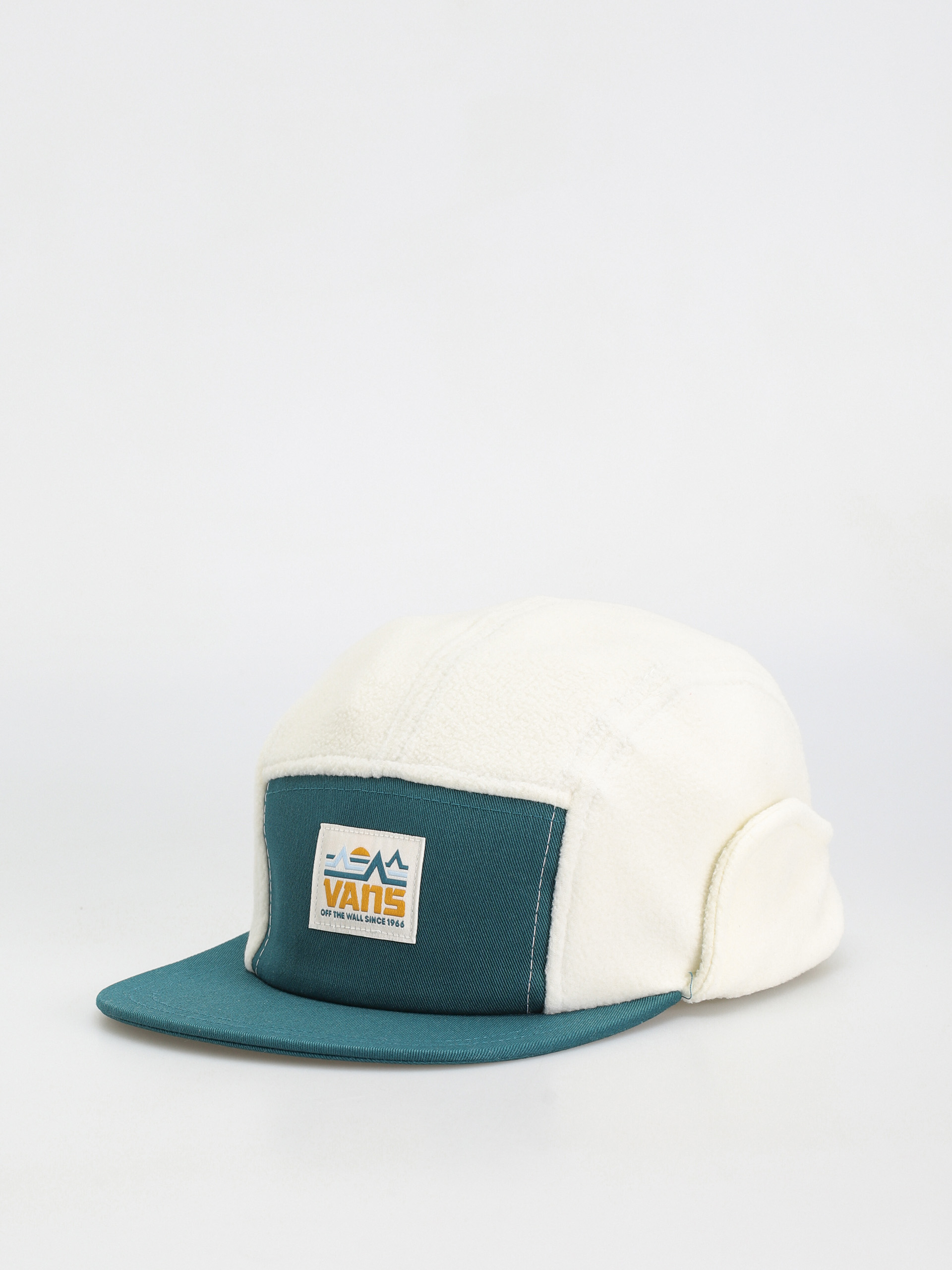 Kšiltovka Vans Patton Camper - bílá, zelená (deep teal)
