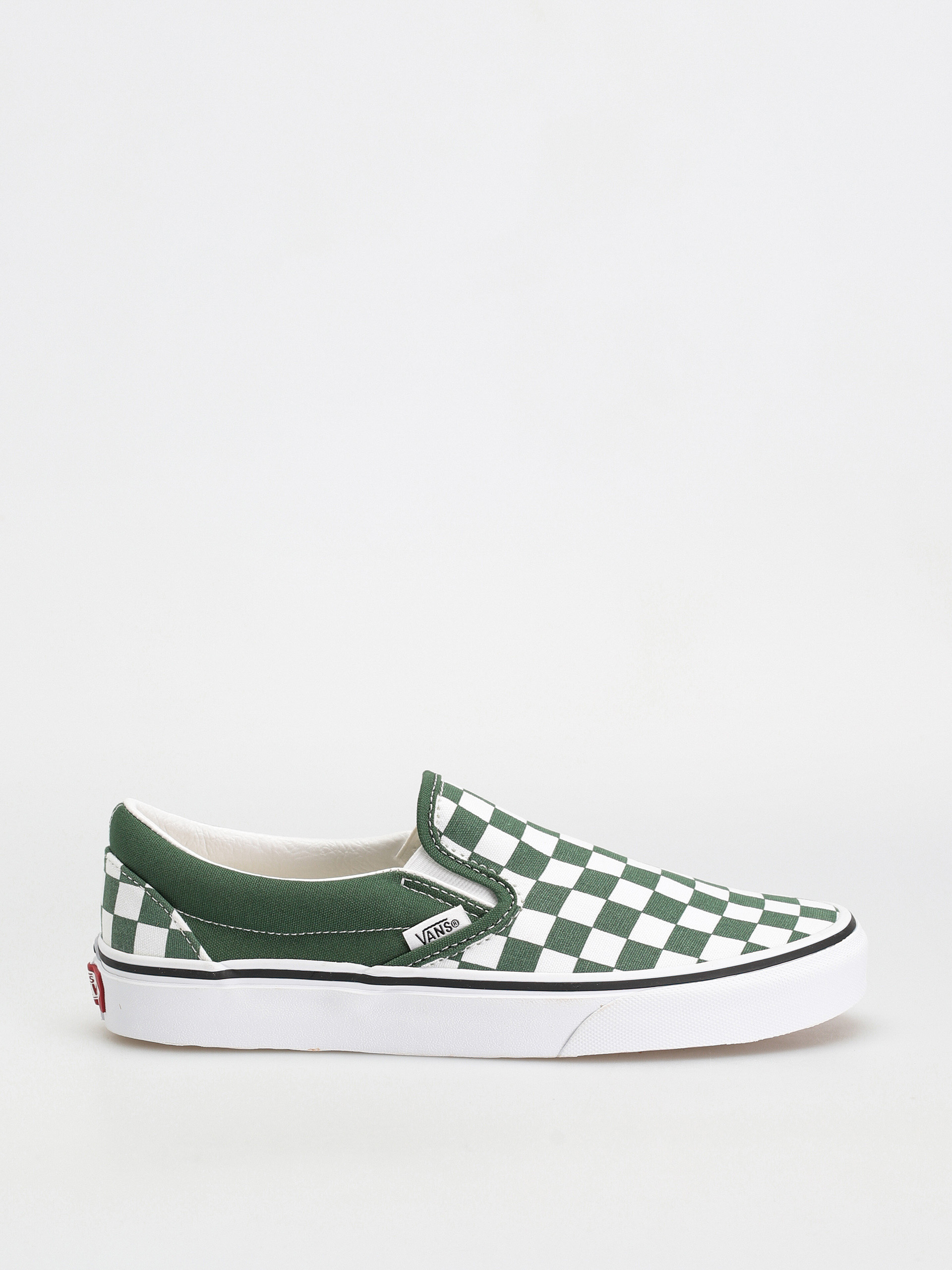 Boty Vans Classic Slip On - zelená (color theory checkerboard greener ...