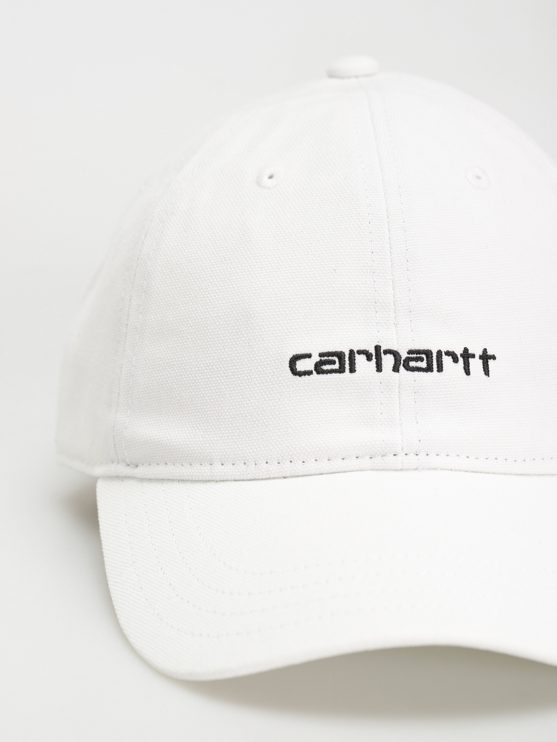 Kšiltovka Carhartt WIP Canvas Script (white/black)