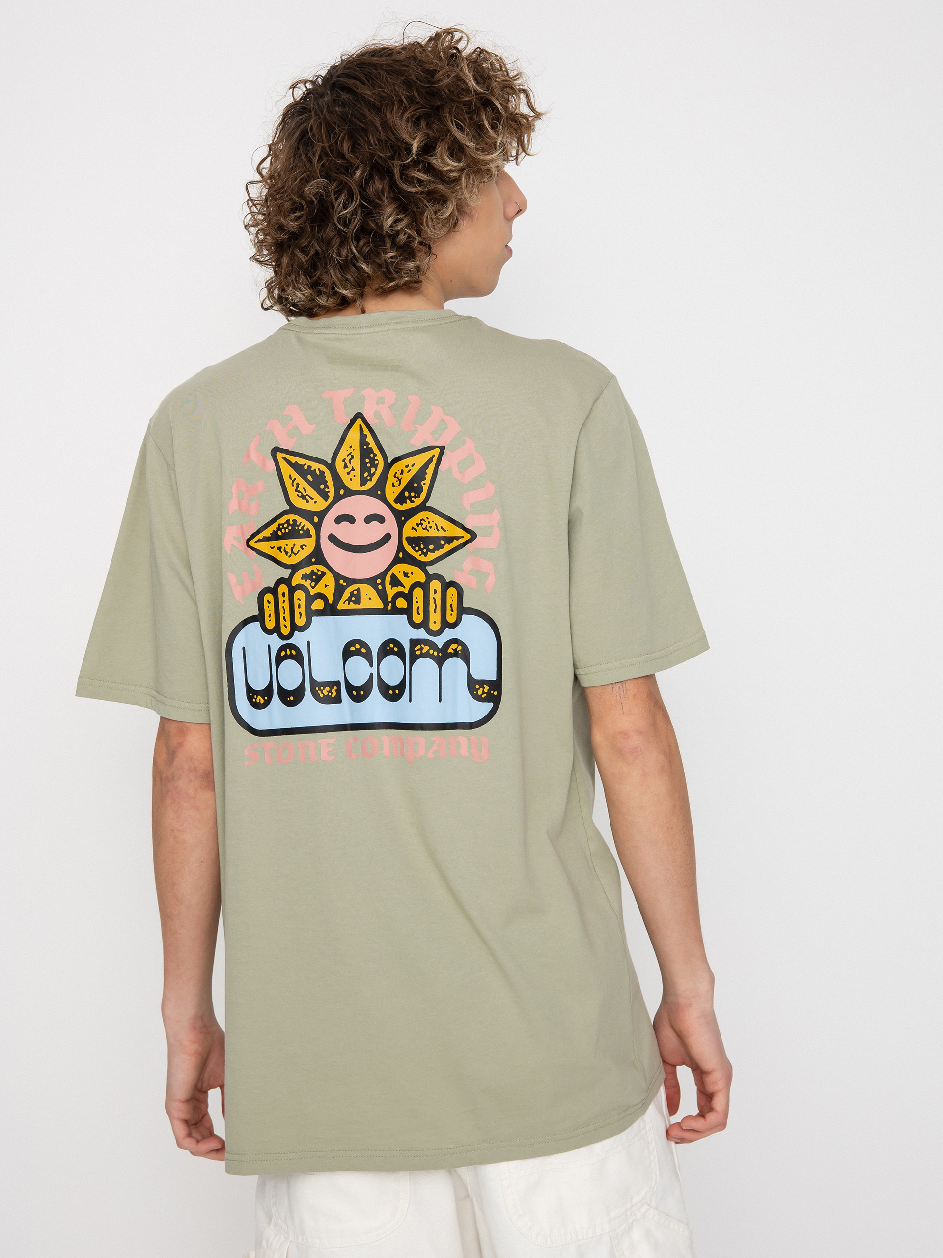 Tričko Volcom Fty Gardener - zelená (seagrass green)