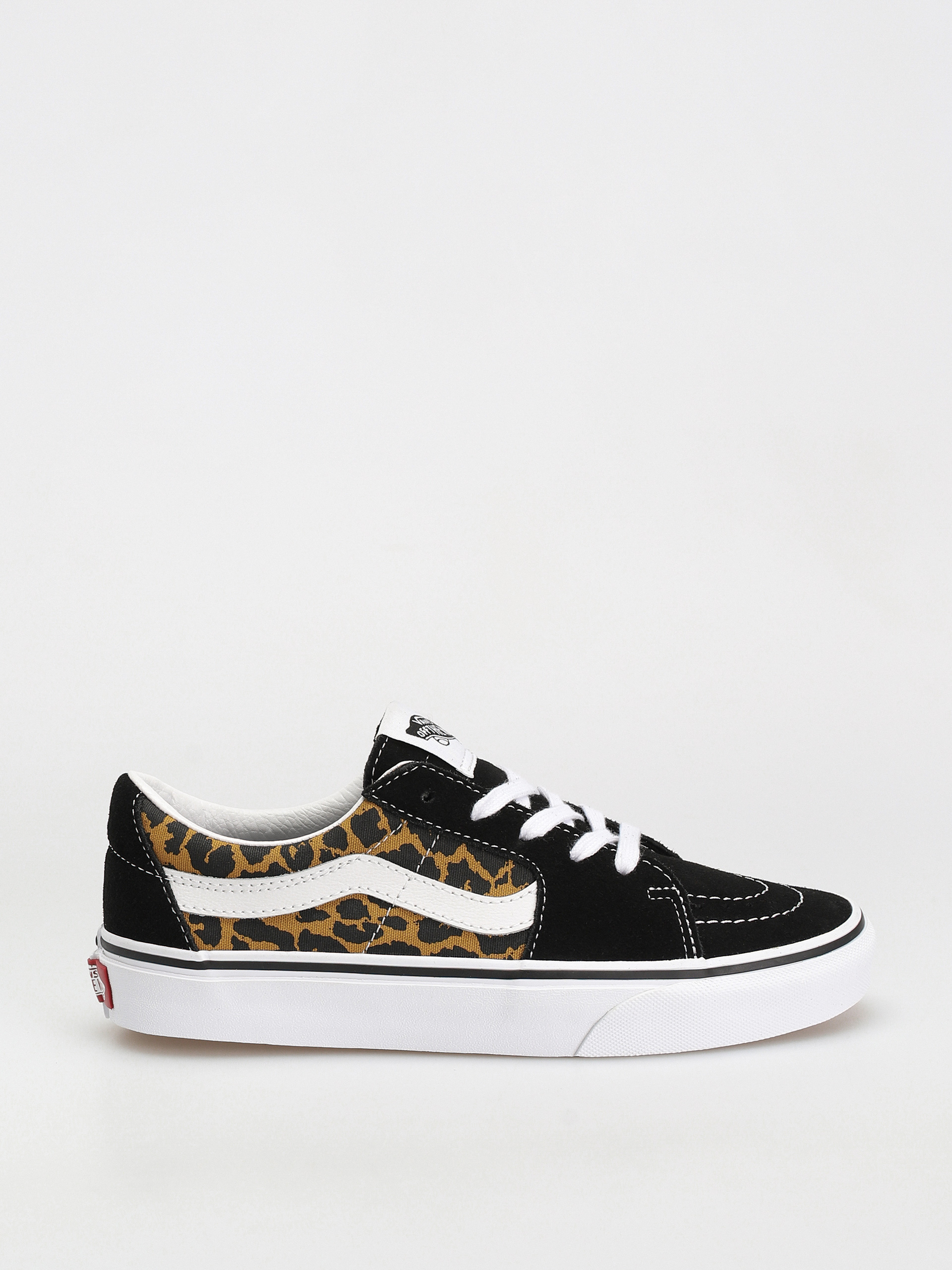 Boty Vans Sk8 Low - hnědá, černá (leopard black/true white)