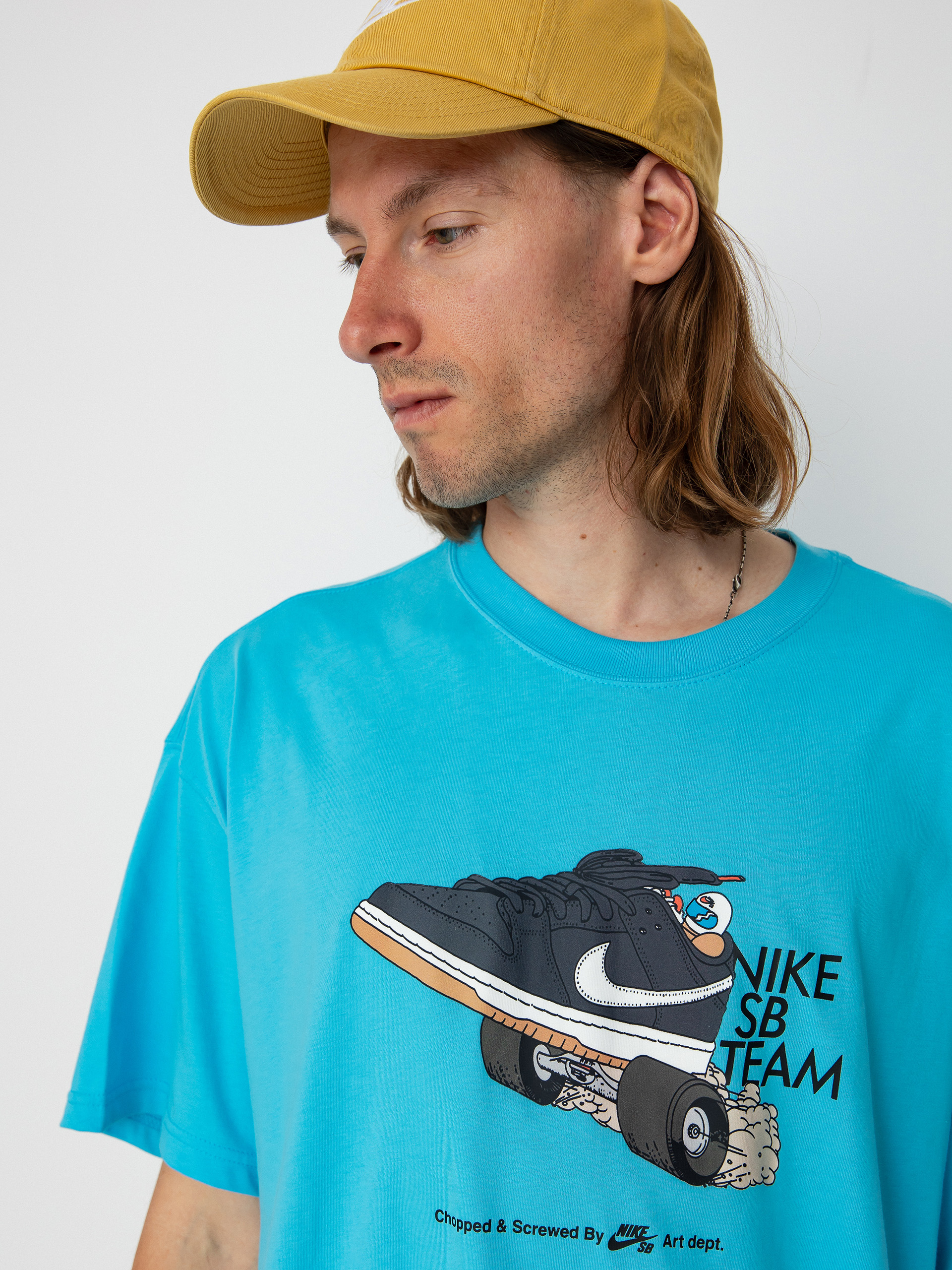 Tričko Nike SB Dunkteam - modrá (baltic blue)