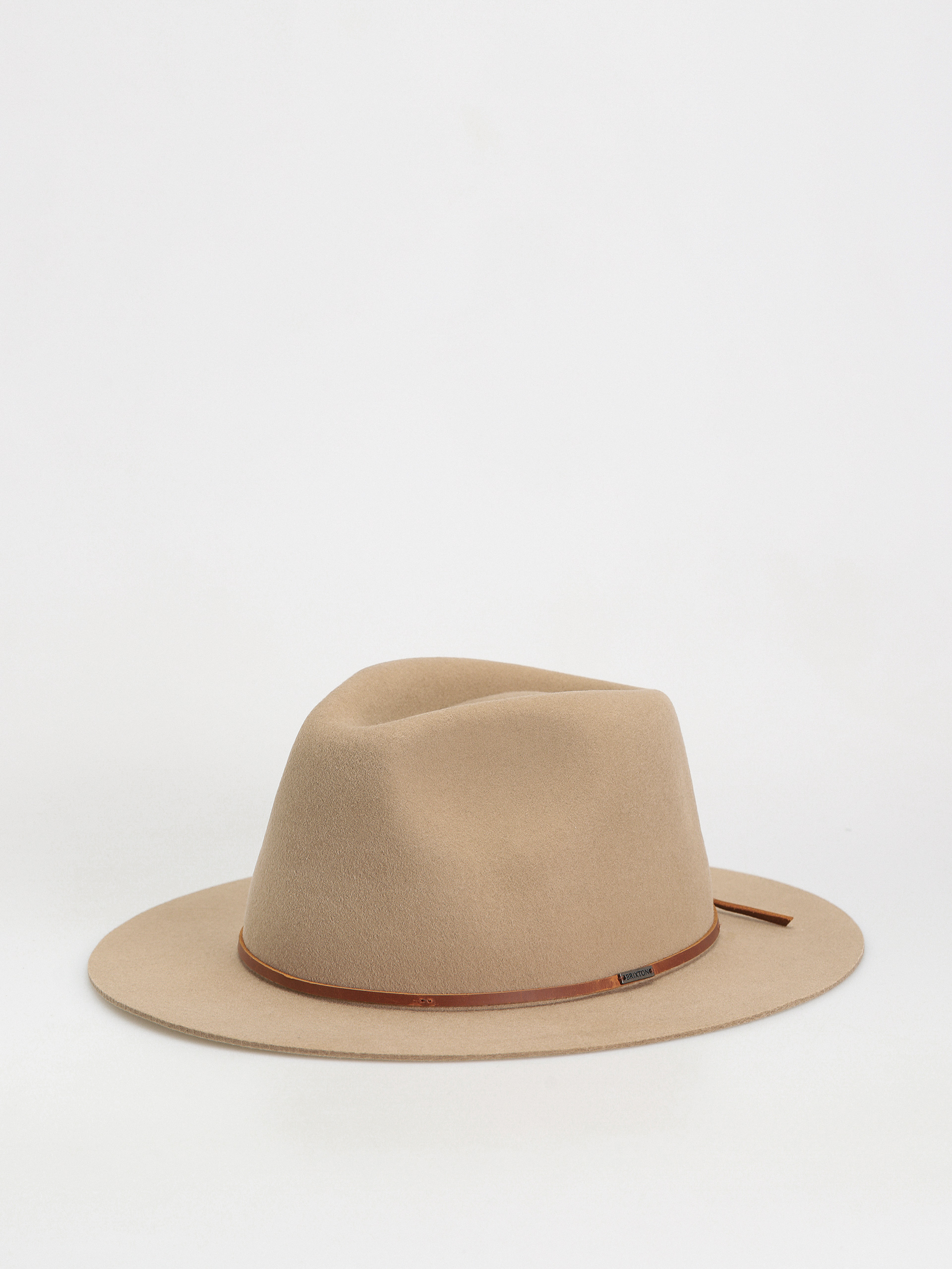 Klobouk Brixton Wesley Fedora - (sand/brown)