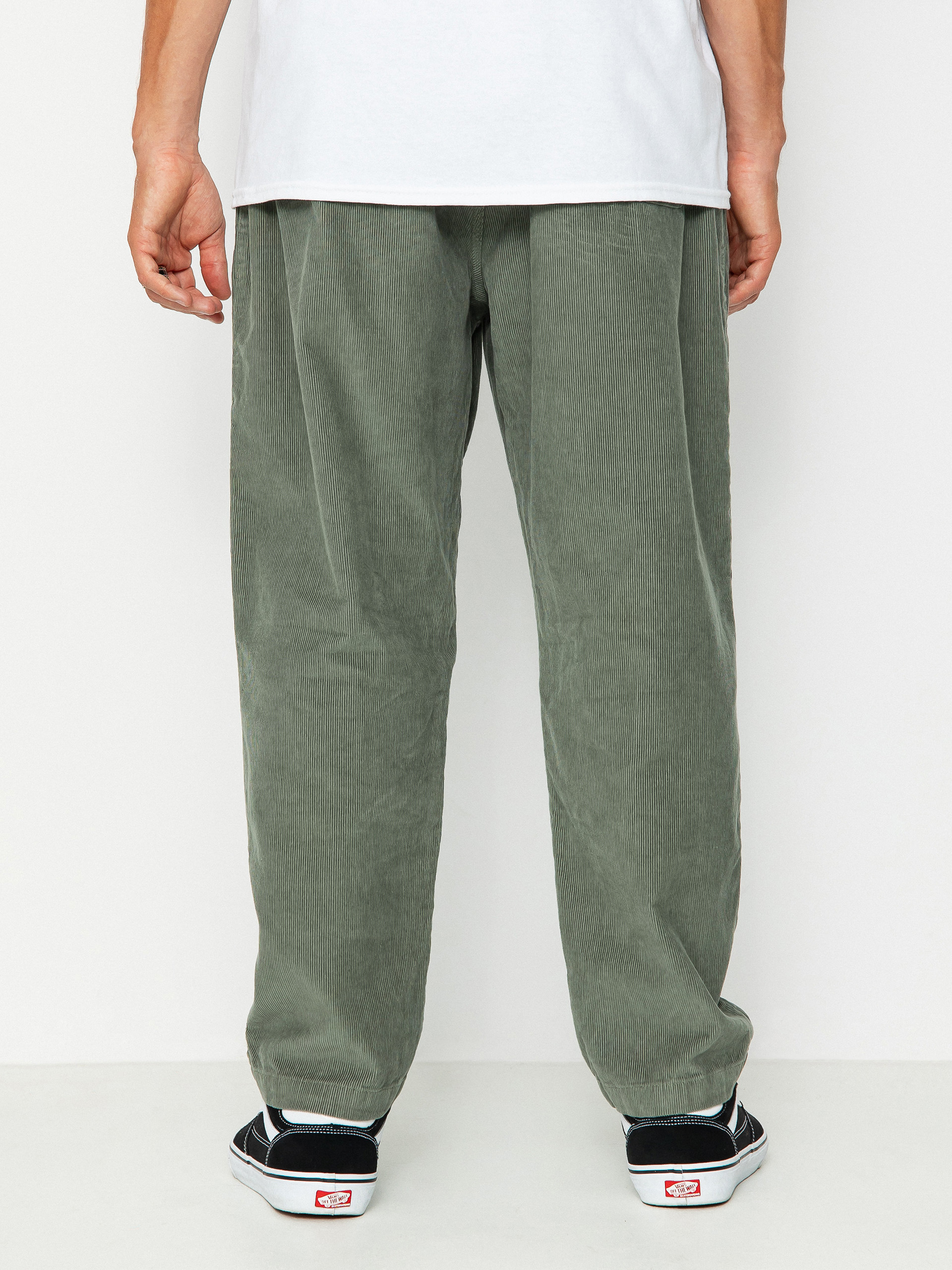 Kalhoty Quiksilver Cord Beach Cruiser - zelená (laurel wreath)