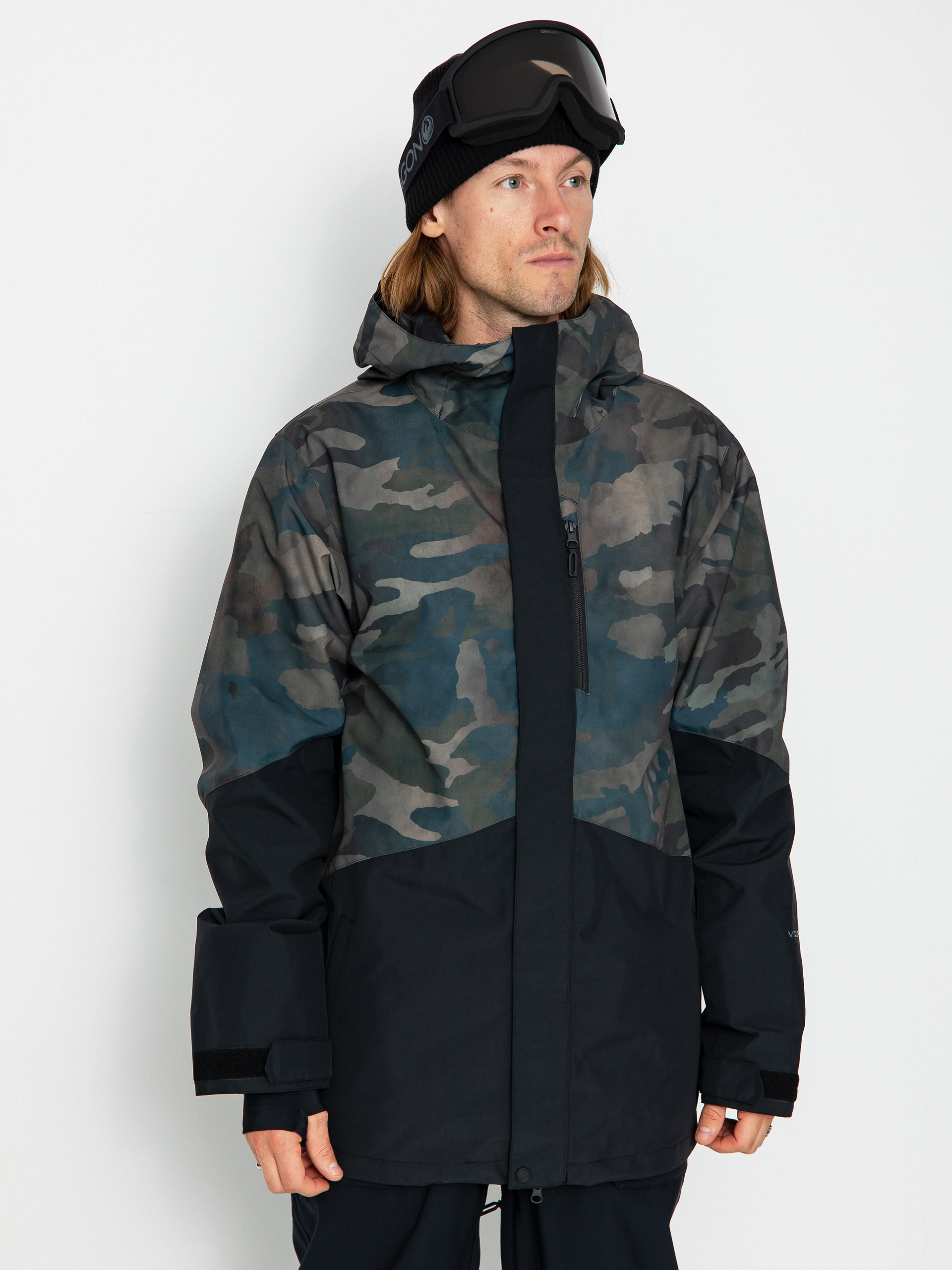 Snowboardová bunda Volcom Vcolp - camo (cloudwash camo)