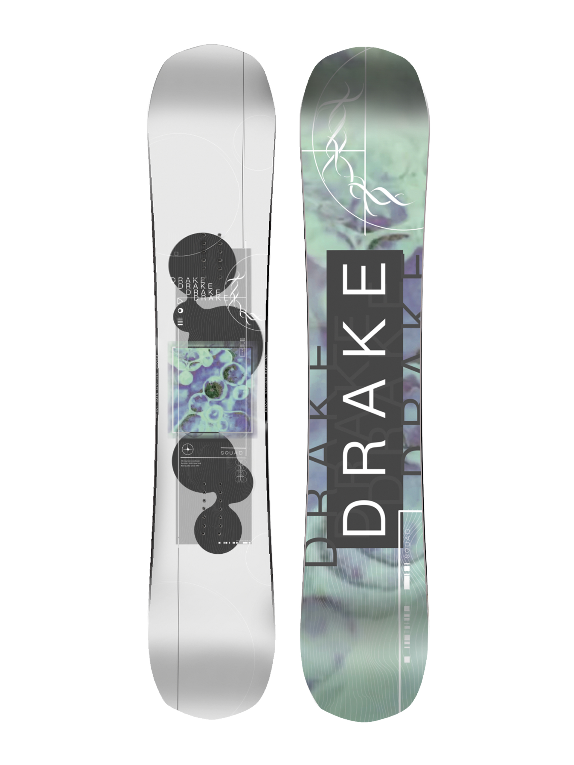 Snowboard Drake Squad - barevná
