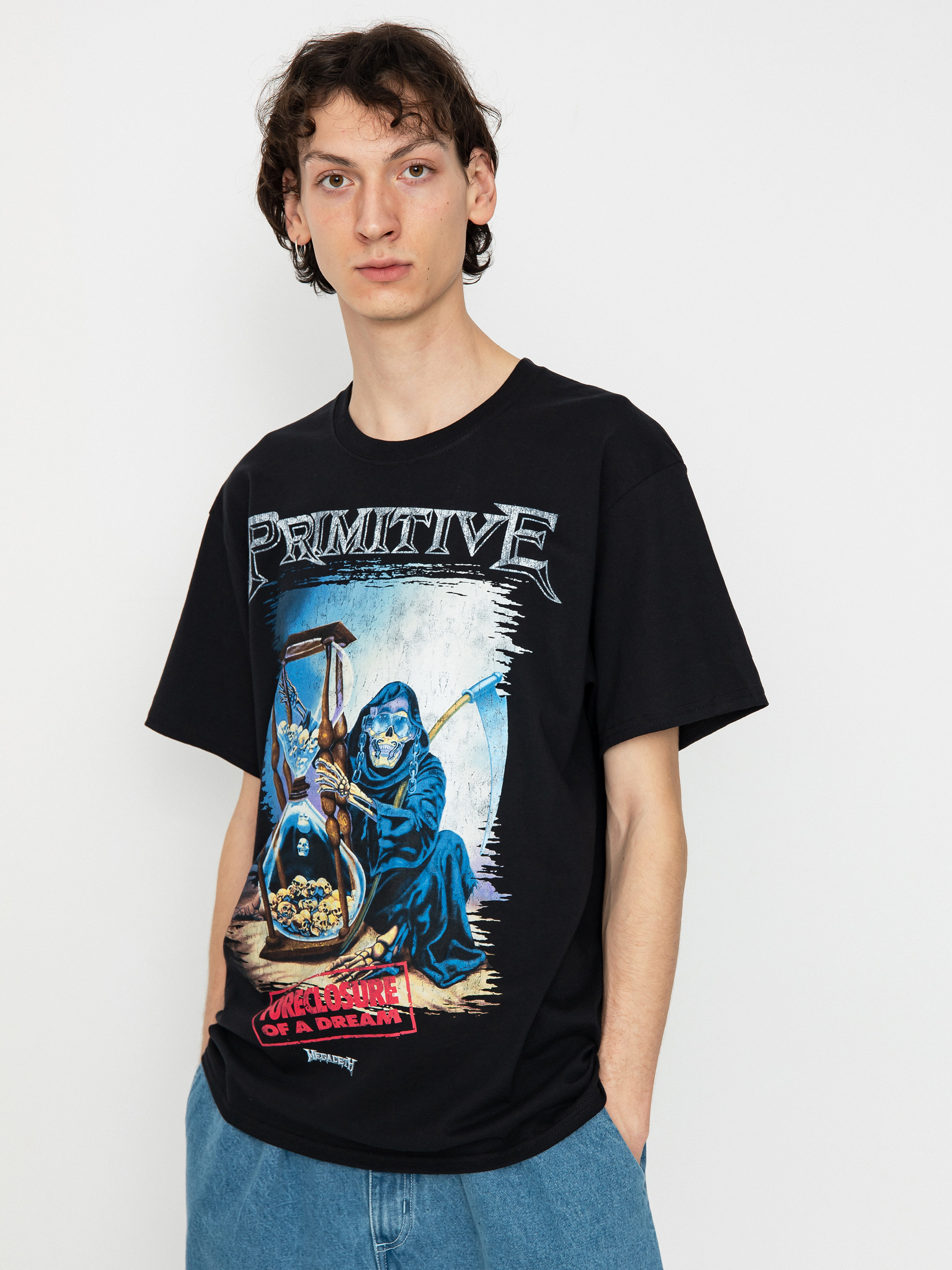 Tričko Primitive X Megadeth Judgement - černá (black)