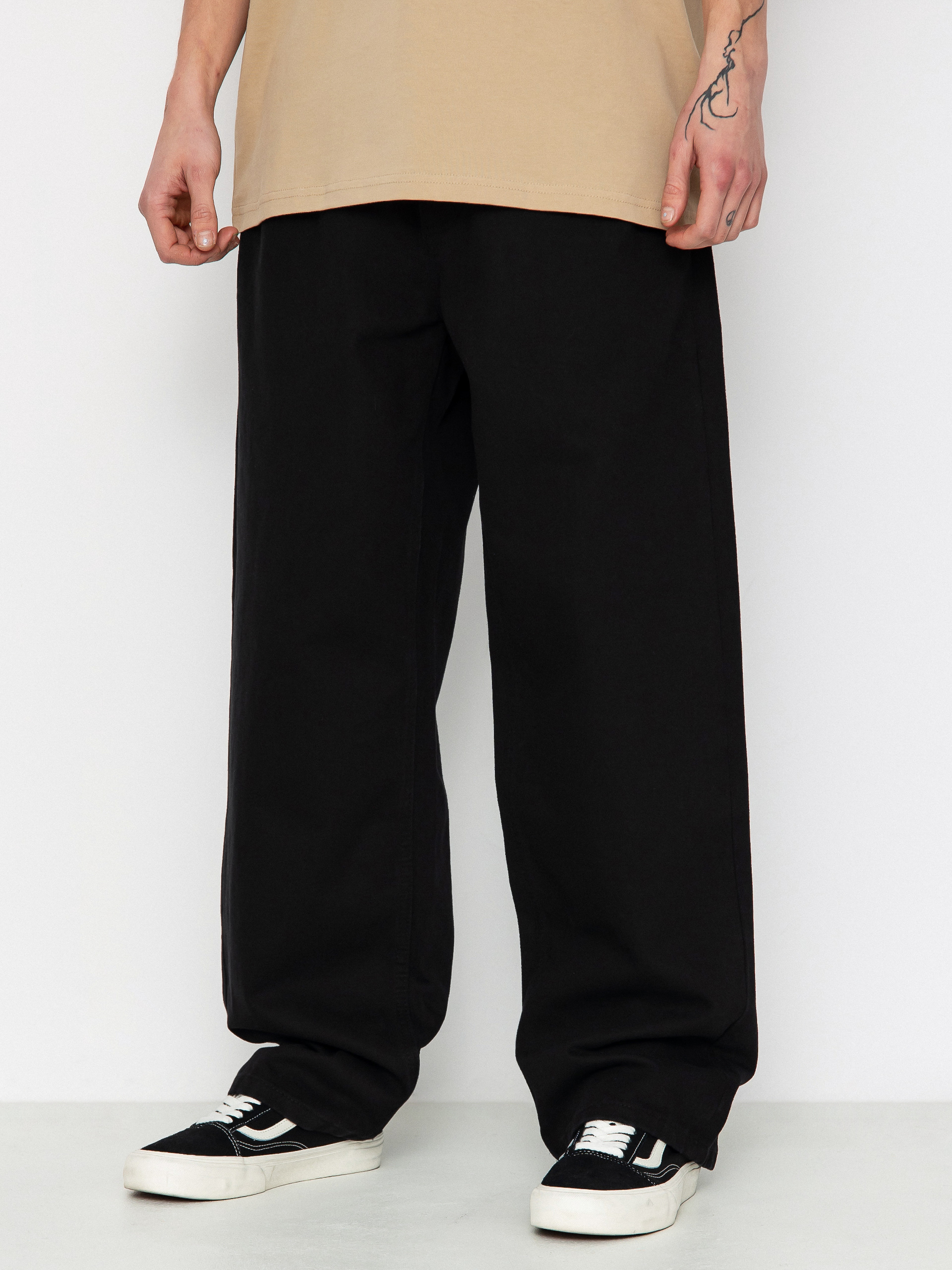 Kalhoty Vans Check 5 Baggy Denim (black)