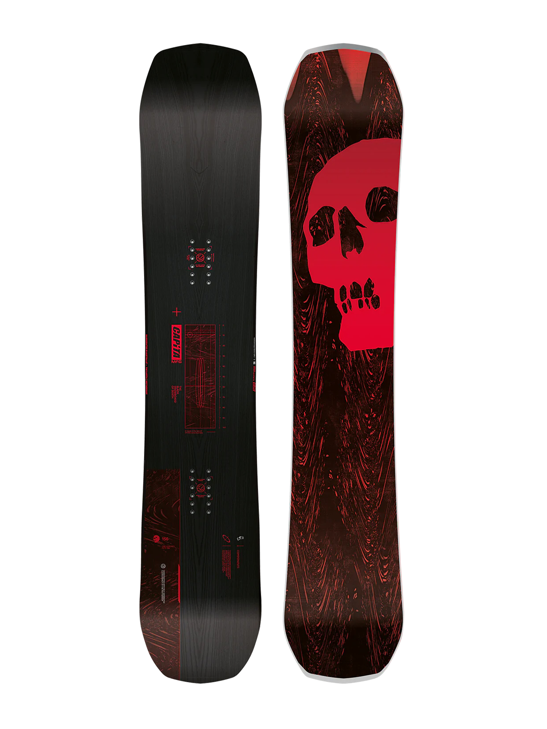Snowboard Capita The Black Snowboard Of Death - černá (black/red)