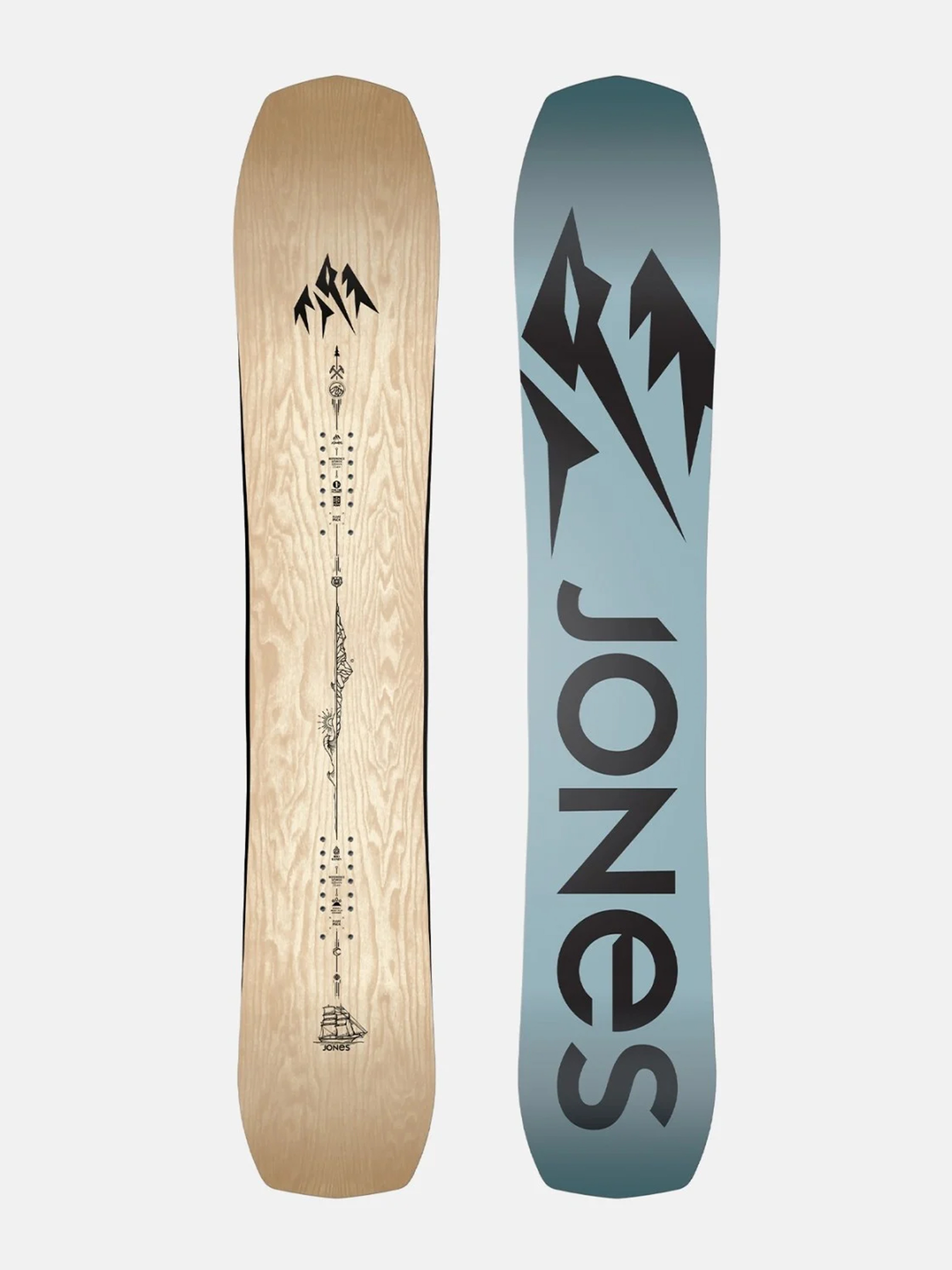 Snowboard Jones Snowboards Flagship - béžová (blue/black)