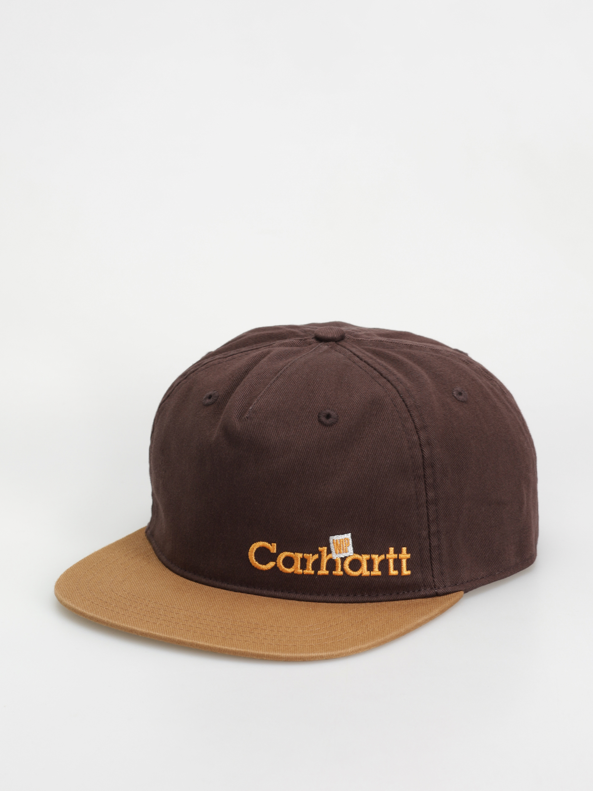 Kšiltovka Carhartt WIP Label Script Coach - hnědá, béžová (brown)