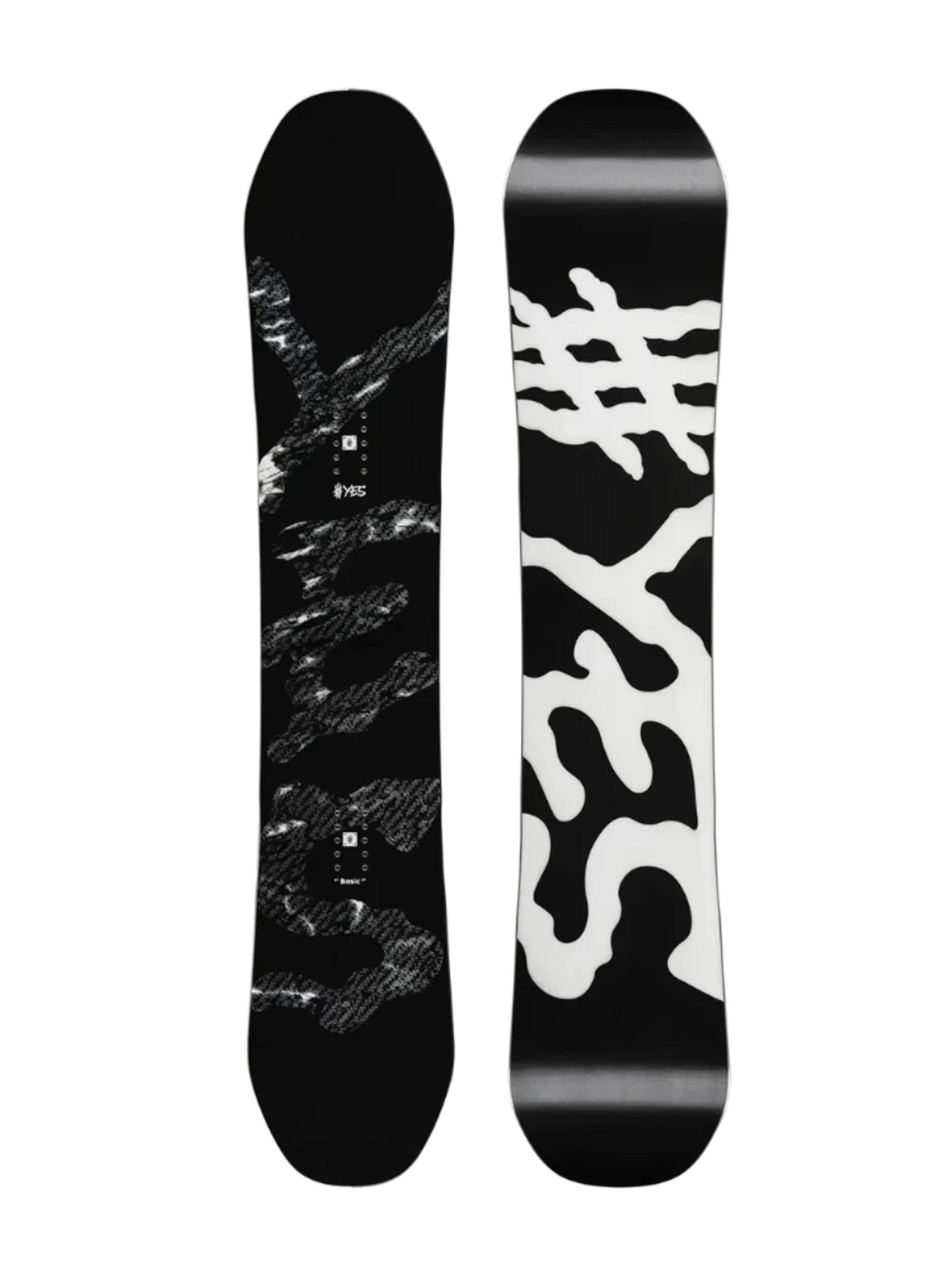 Snowboard Yes Basic - bílá, černá (black/white)