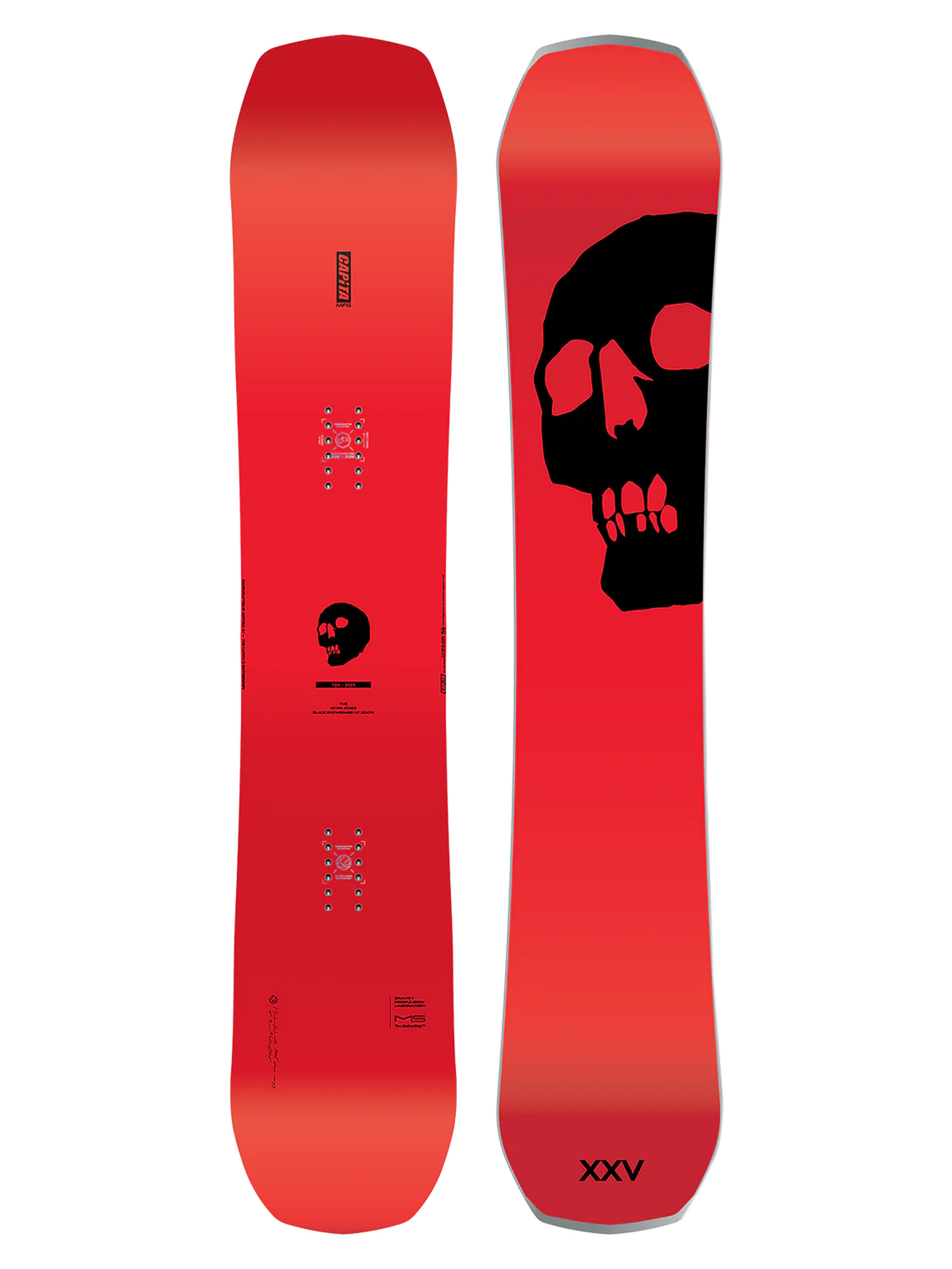 Snowboard Capita The Black Snowboard Of Death - červená (red/black)