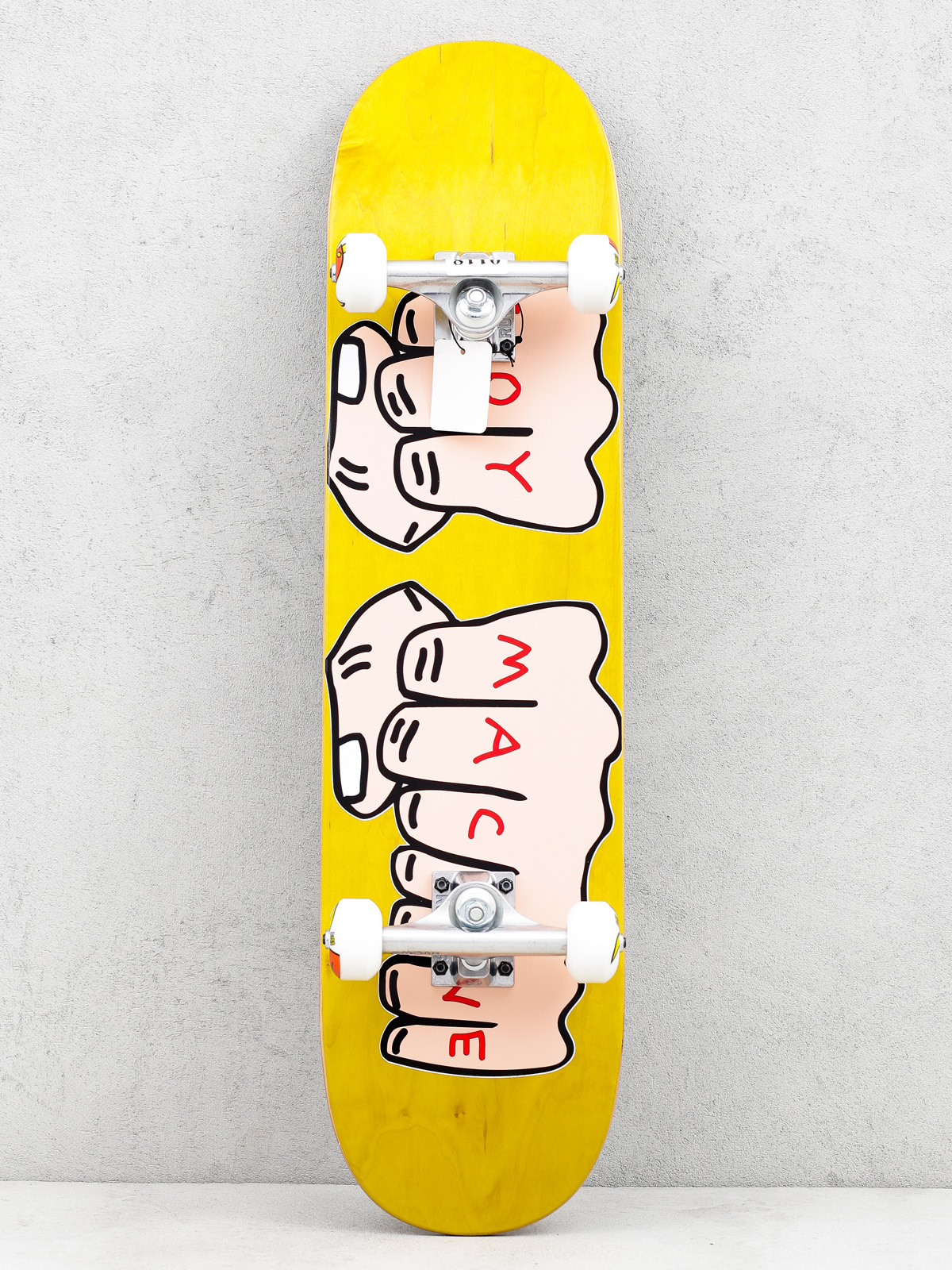 Skateboard Toy Machine Fists Woodgrain - žlutá (yellow)